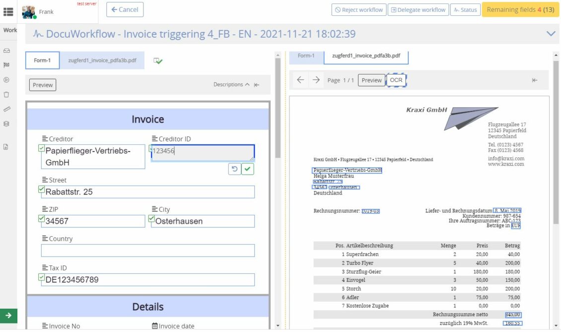 Invoice Incoming Workflow - cloudplan Invoice Incoming Workflow - cloudplan